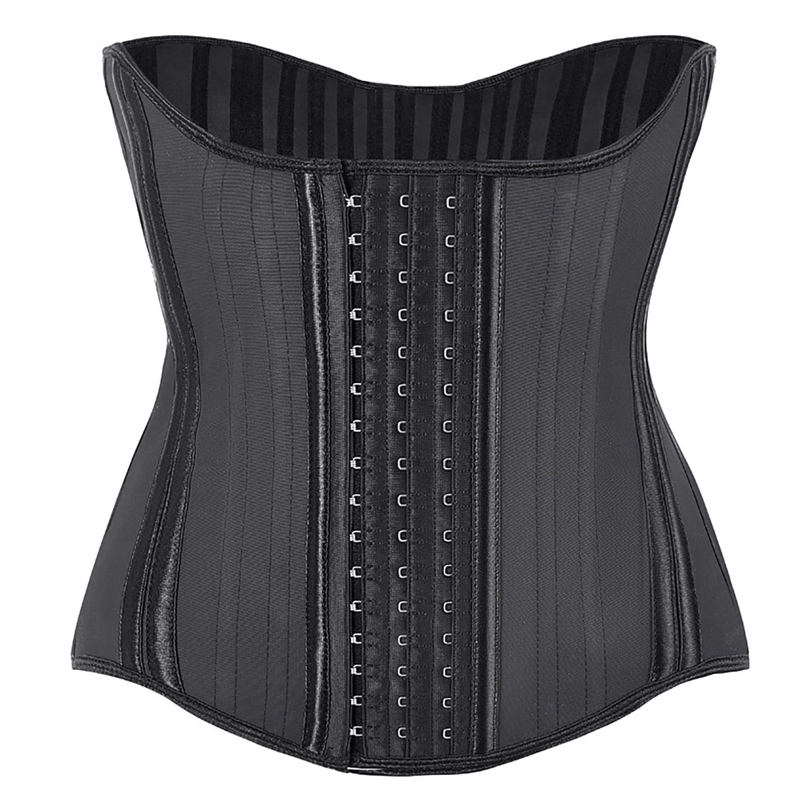 ZQUUVOU Waist Trainer for Women Latex Lengthened Torso Underbust Waist ...