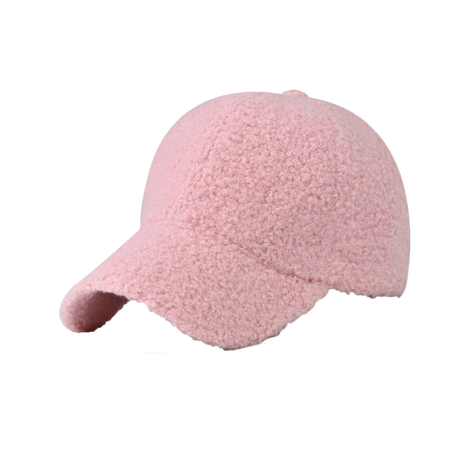 ZQUUVOU Winter Baseball Cap for Women Men Faux Fur Fuzzy Baseball Cap ...