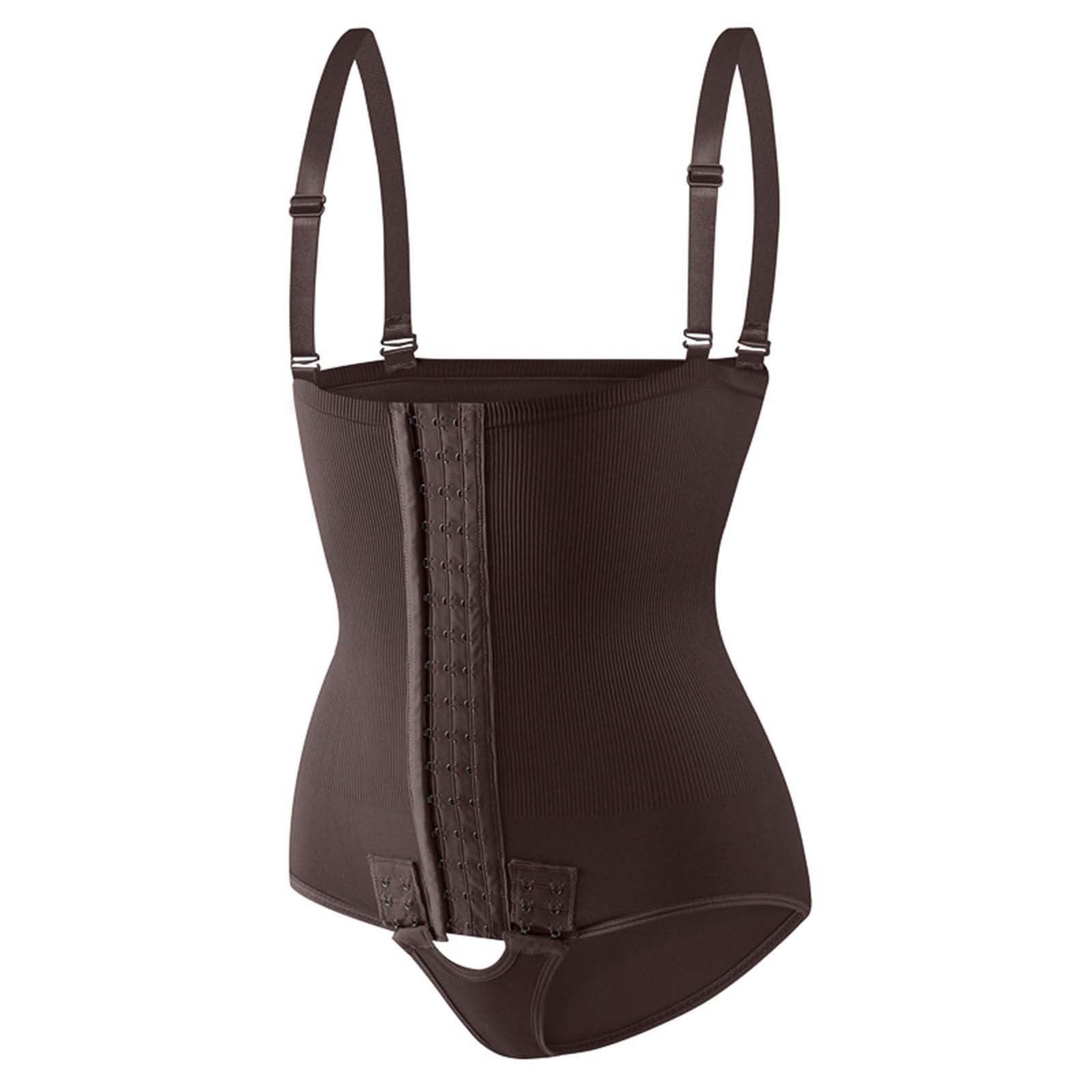ZQUUVOU Women's Waist Trainer Tummy Control Sports Girdle Workout Body ...