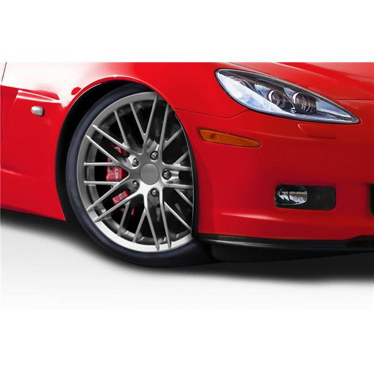 ZR Front Fender Spats for 2005-2013 Chevrolet Corvette C6 - 2 Piece ...