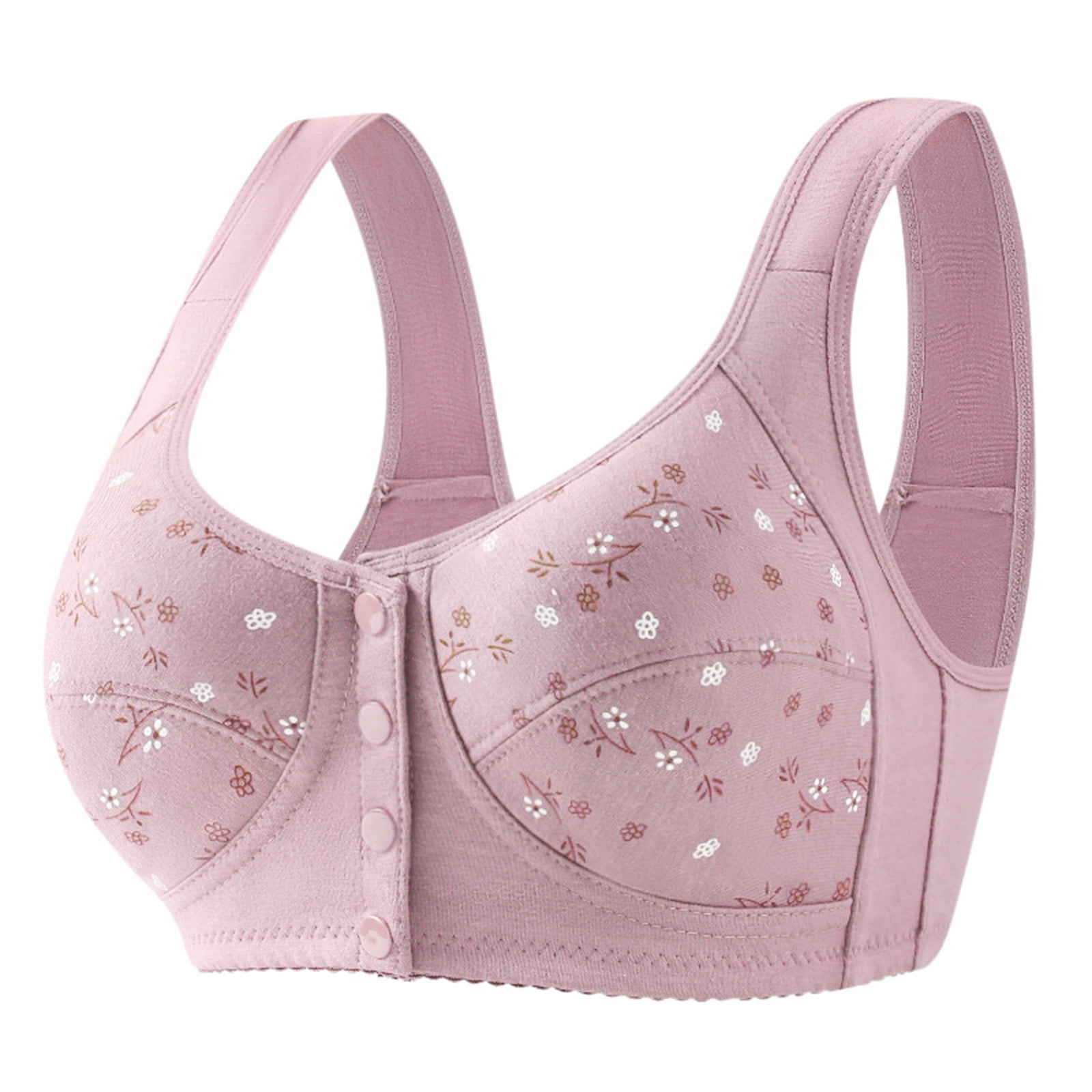 ZRBYWB Bras For Women Ladies Soft Cotton Vest Front Button Underwear ...