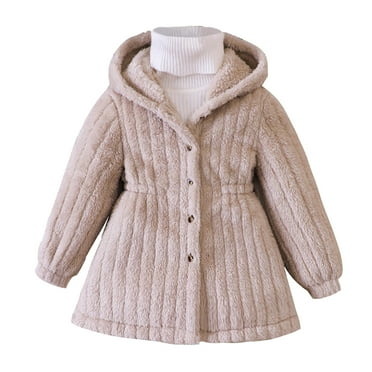 Fymall Baby Girl Boy Winter Warm Long Sleeve Plush Hooded Jacket Coat Outerwear - Walmart.com