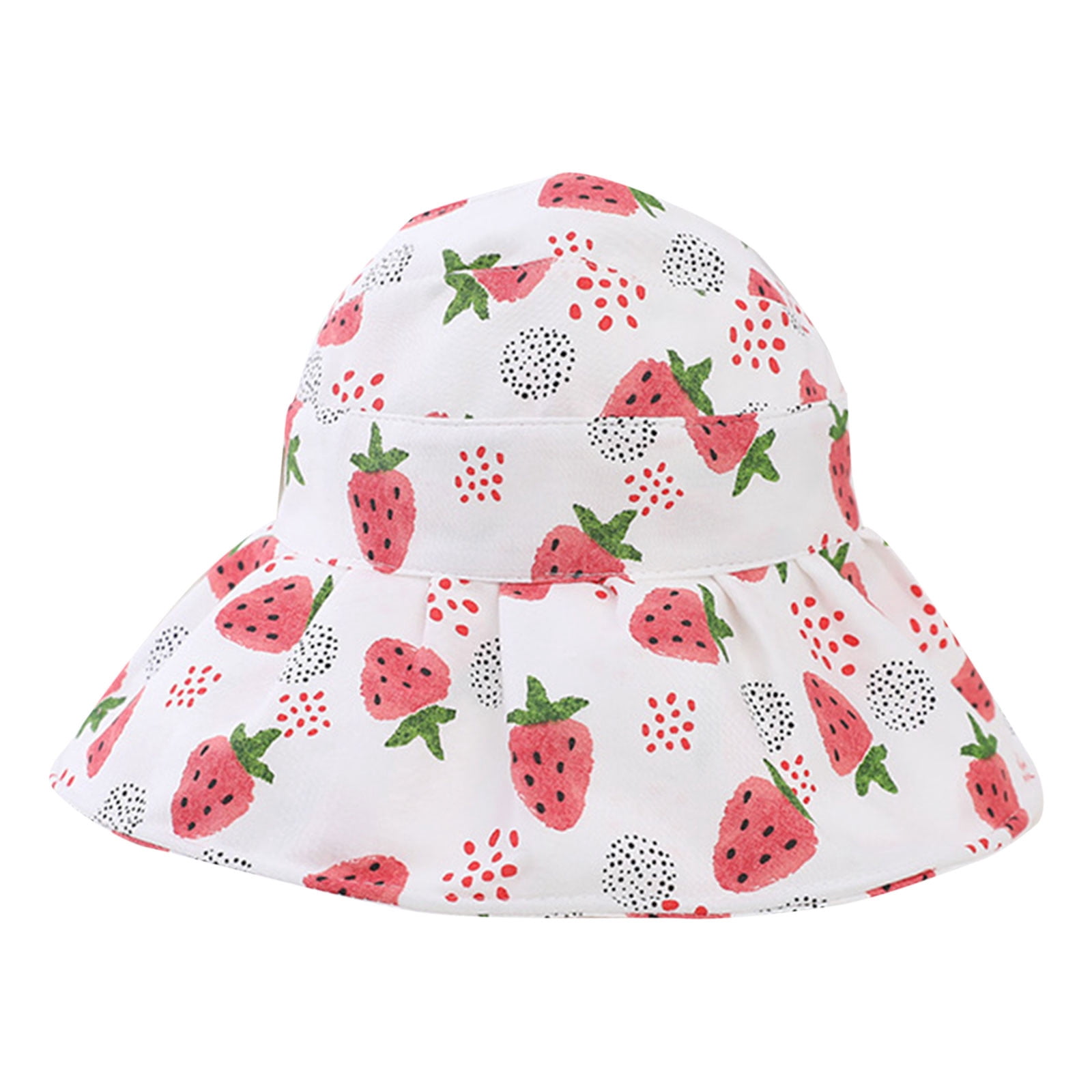 ZRBYWB Kids Adjustable Chin Strap Sun Hats Summer Spring Cute Cartoon ...