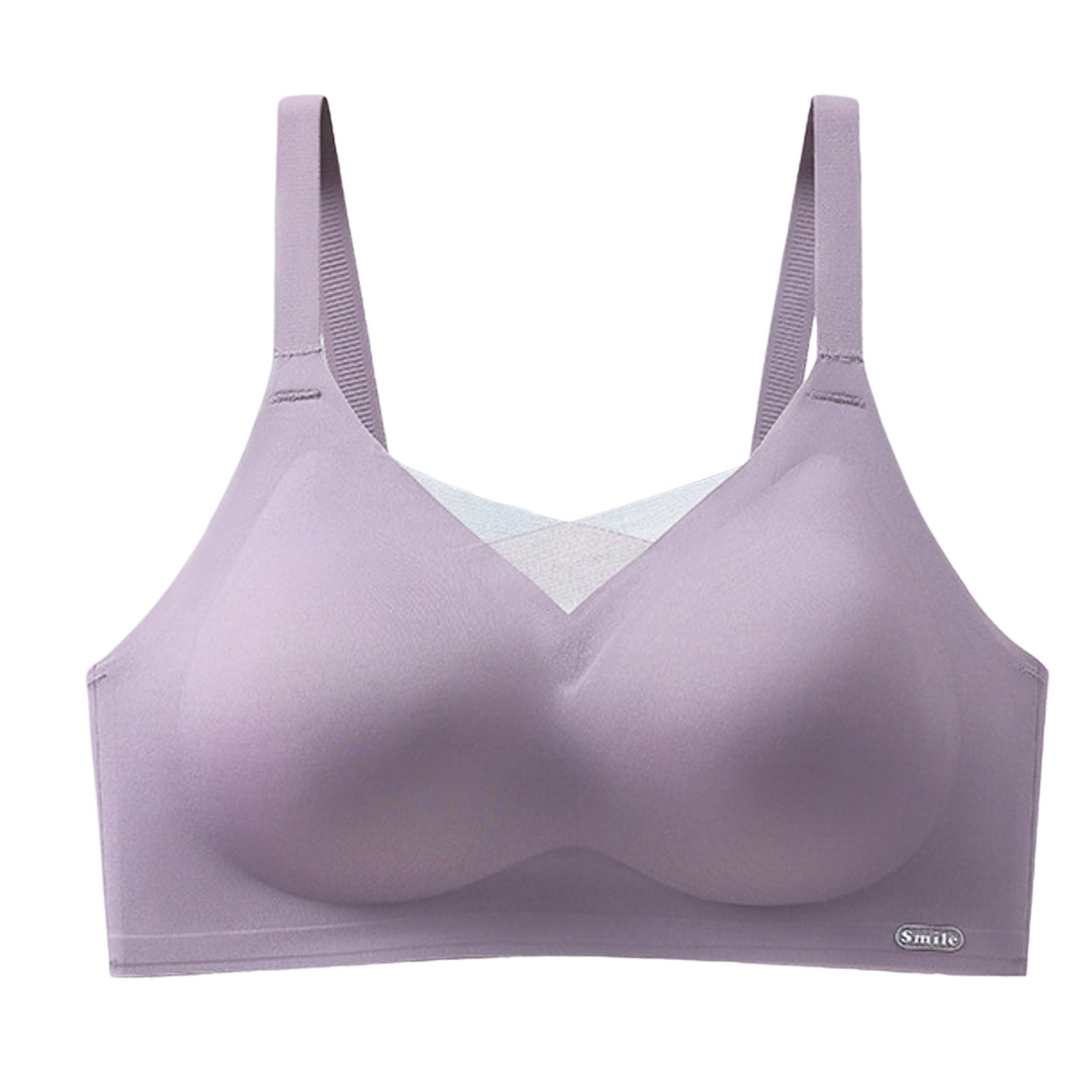 ZRBYWB Women's Padded Full Cup Non-Wired Seamless Bra - Walmart.com