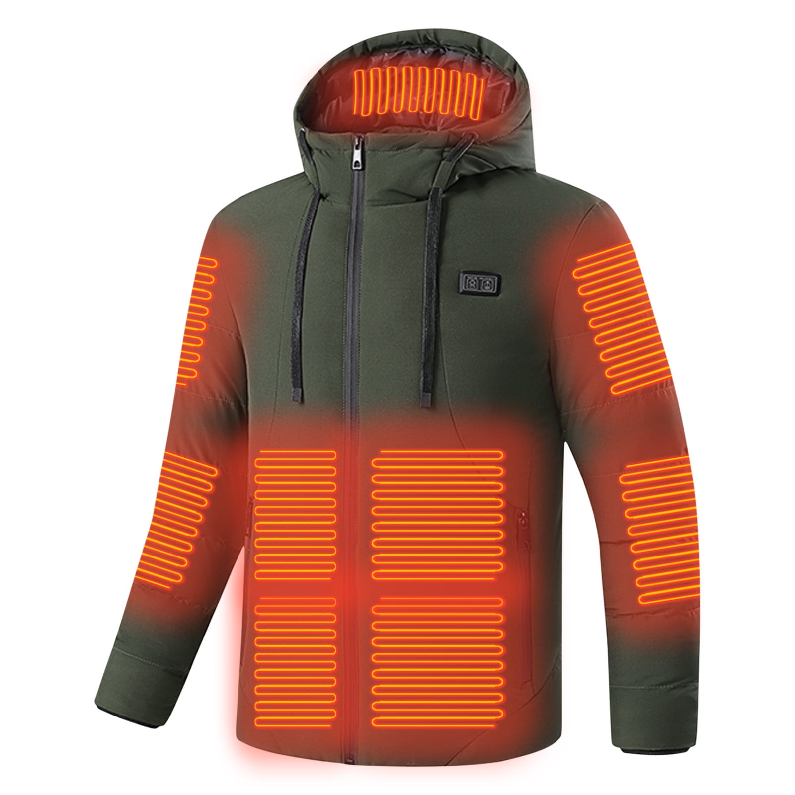 ZRGHAOYLQ Heated Jackets Men Women Waterproof Outdoor Hiking Outerwear ...