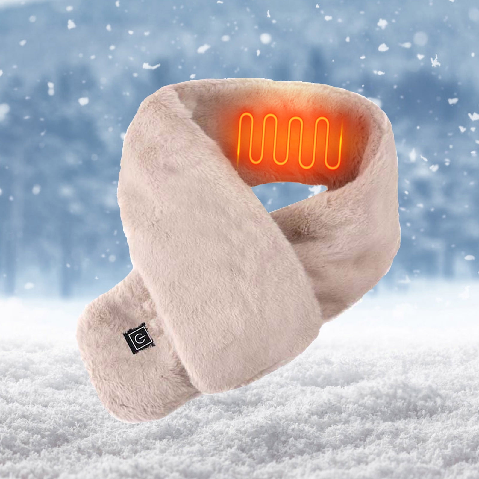 ZRGHAOYLQ Heating Scarf With Usb for Winter for Women Heated Neck ...