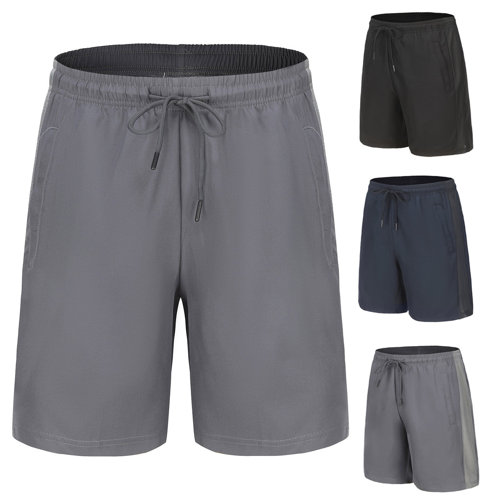 ZRGHAOYLQ Men Plus Size Gym Shorts Athletic Basketball Shorts Workout ...