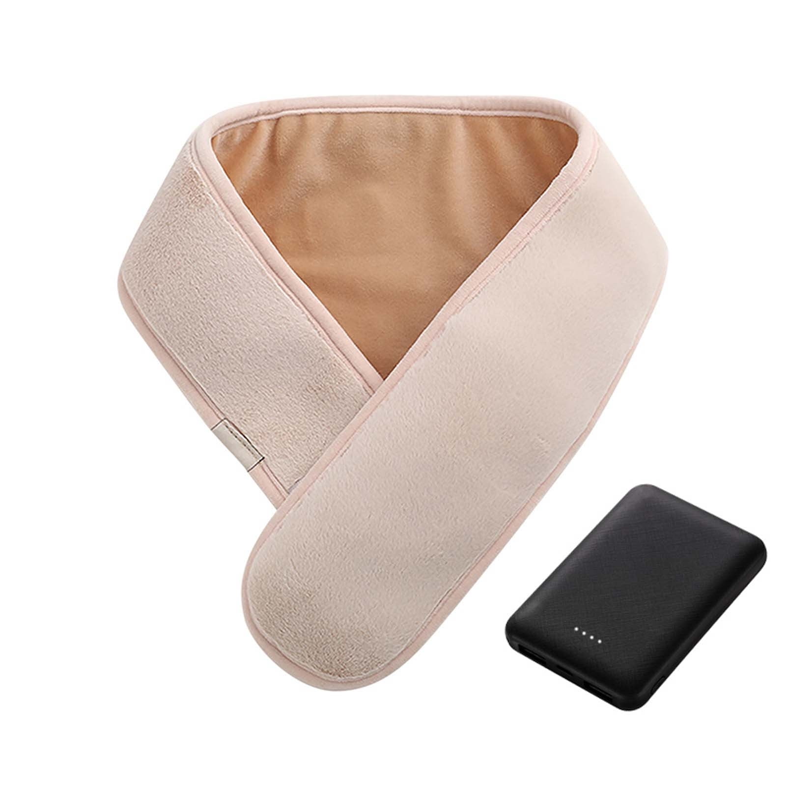 ZRGHAOYLQ USB Heated Scarf with Battery Pack Rechargeable Heating Pad ...