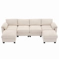 RIAFUN Oversized Modular Sectional Sofa, U Shaped Corduroy Sofa Couch ...