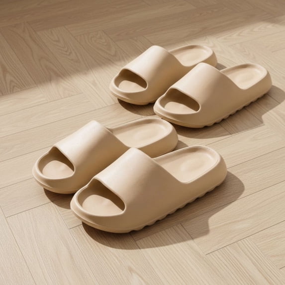 ZROVA EVA Couple Slippers 2-Pack, Comfortable Non-Slip Indoor Home ...