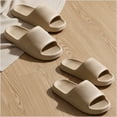 ZROVA Soft EVA Slide Slippers 2-Pack for Couples, Non-Slip Lightweight ...