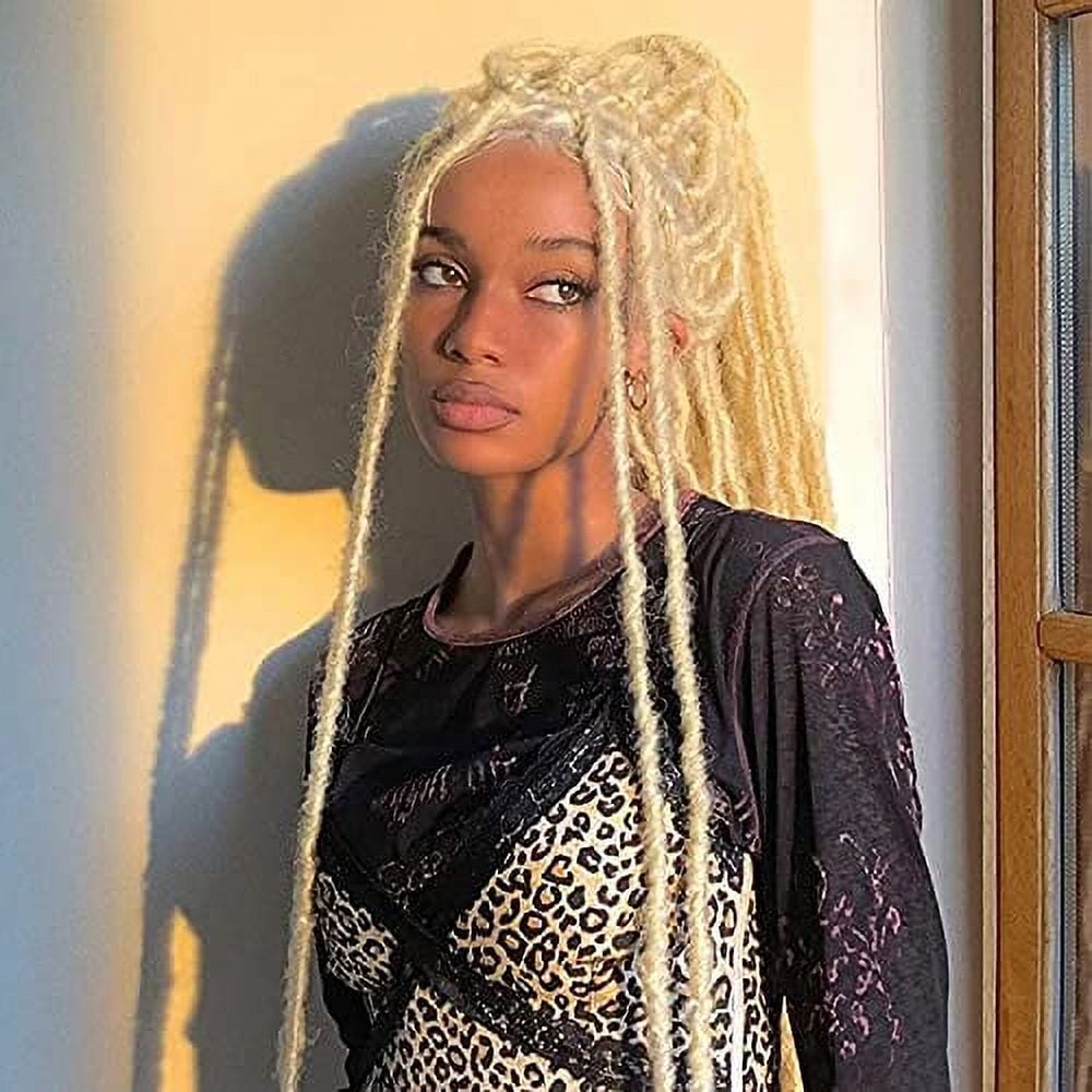 ZRQ 24 Inch 613 .. Soft Locs Blonde Faux .. Locs Crochet Braids Hair,6 ...