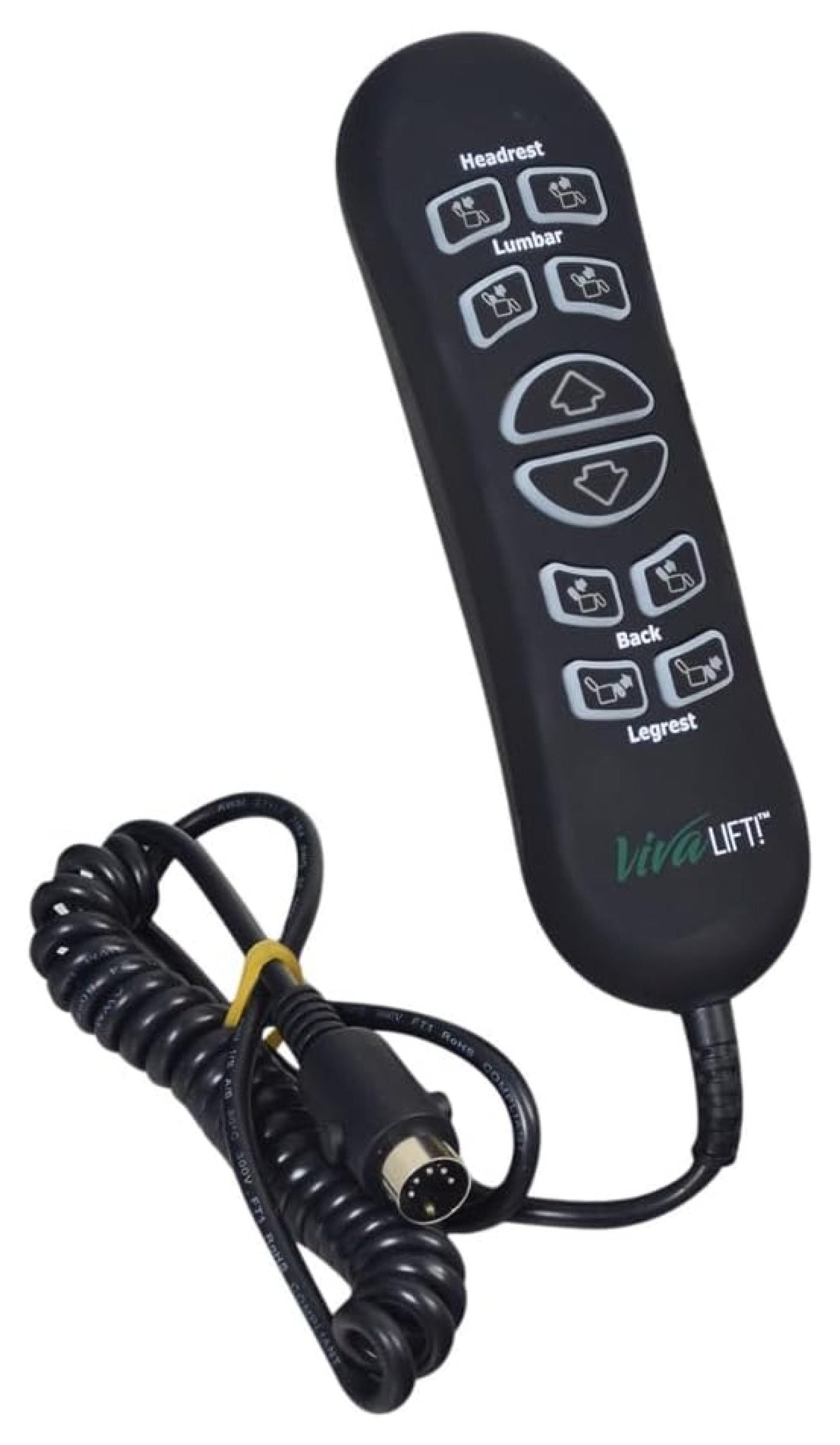 ZRQarq 10-Button Hand Control for Pride VivaLift Lift Chairs (Standard ...