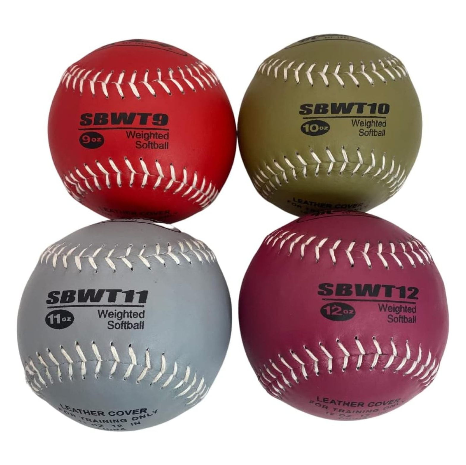 ZRQarq 12-Inch Softball Weighted Set (9, 10 , 11 and 12 oz) - Walmart.com