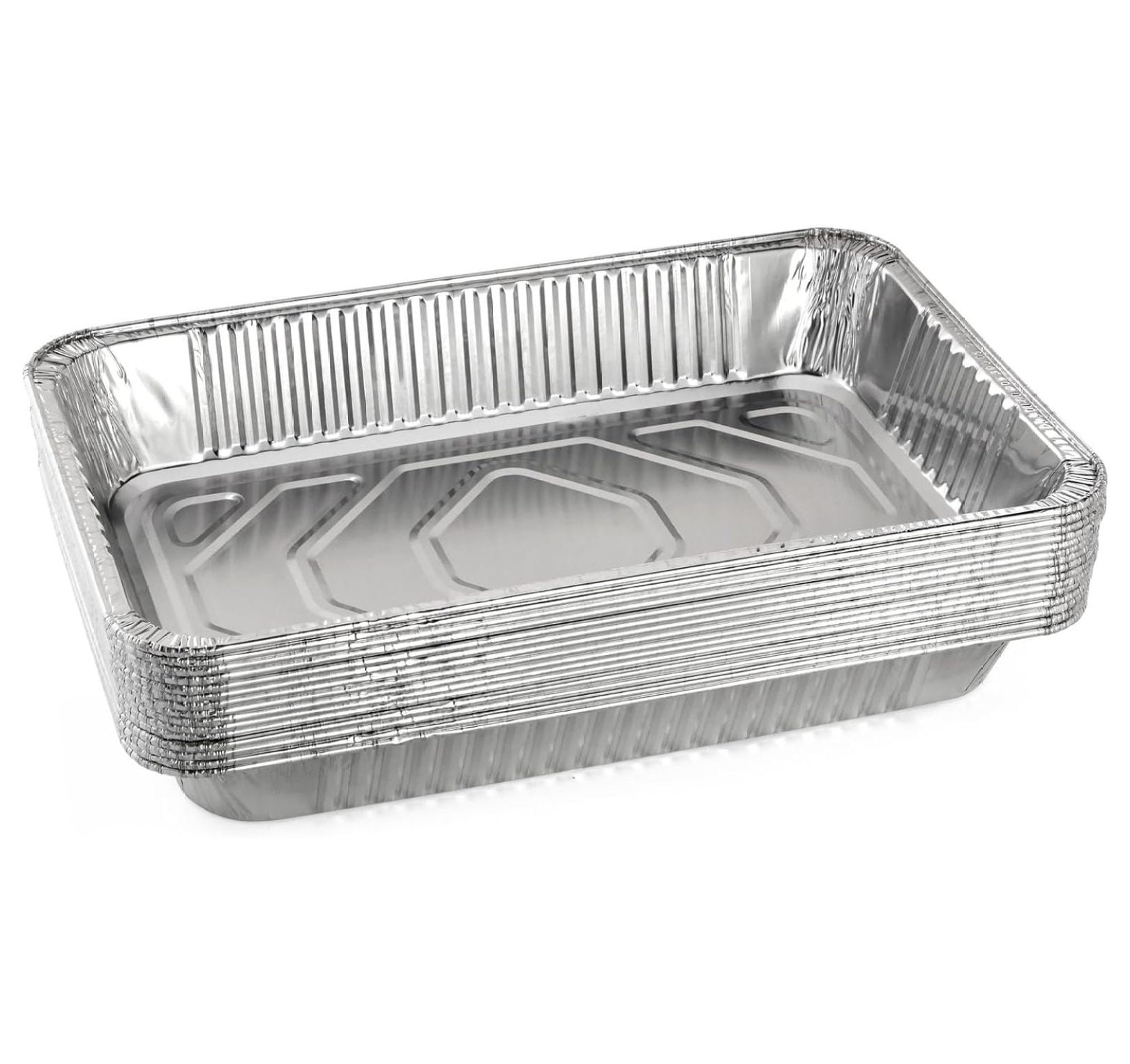 ZRQarq 15 Pack Aluminum Pans 21 x 13, Full Size Trays for Steam Table ...