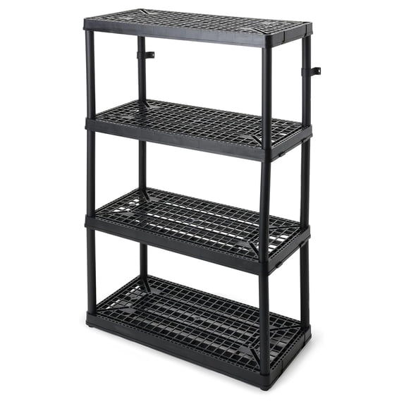 ZRQarq 4 Shelf Fixed Height Ventilated Heavy Duty Storage Unit 18 x 36 ...