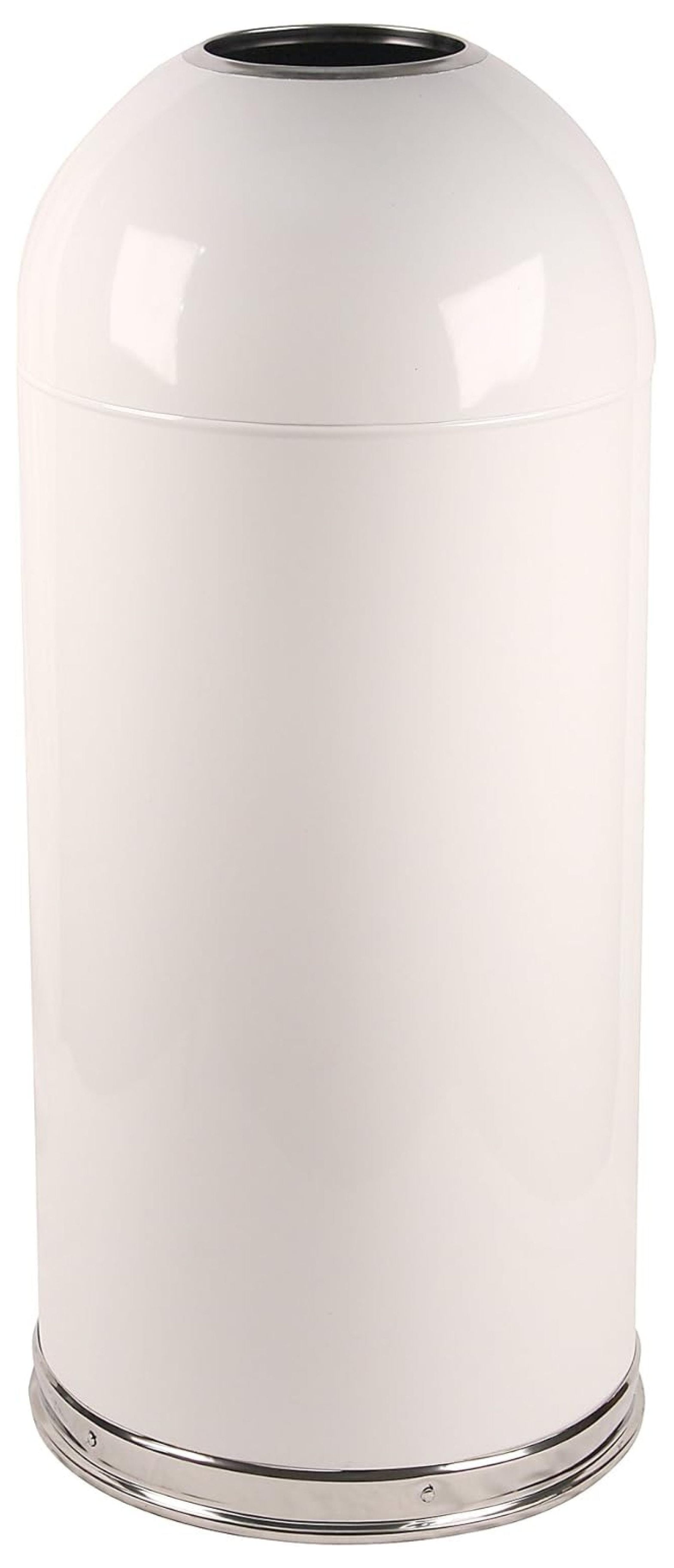 ZRQarq 415DTWH Steel 15-Gallon Standard Open Top Indoor Waste ...