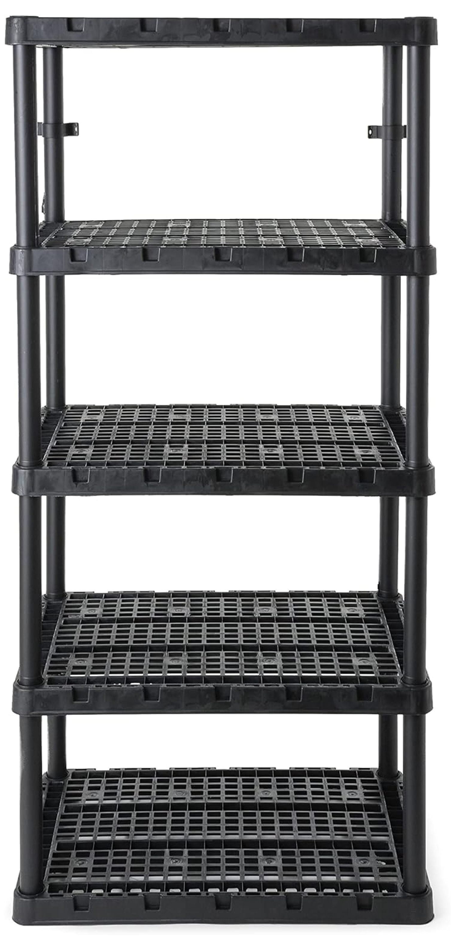 ZRQarq 5 Shelf Knect-A-Shelf Ventilated Extra Heavy Duty Storage Unit ...
