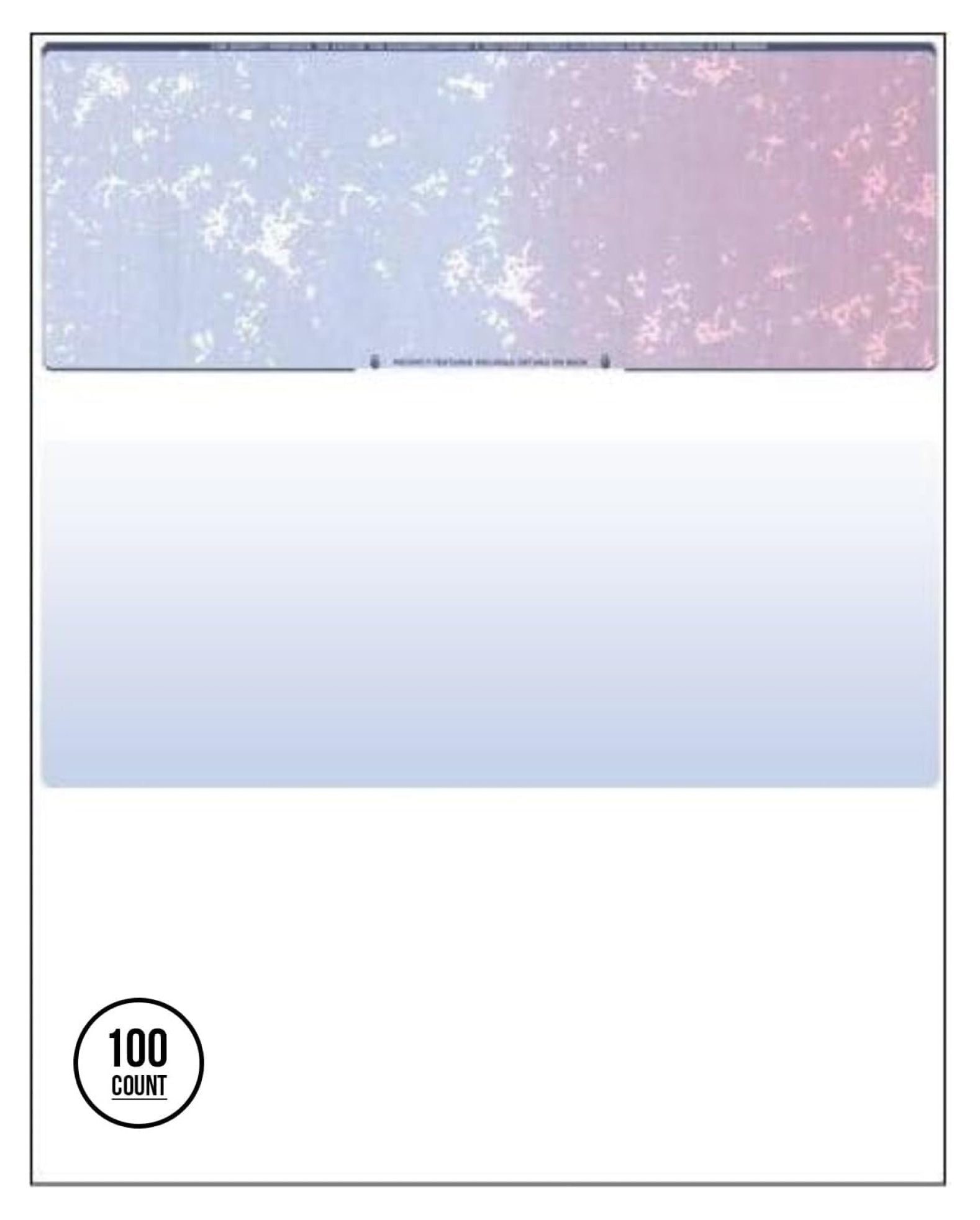 ZRQarq Blank Check Paper - 100 Pack - Computer Security Business Checks ...