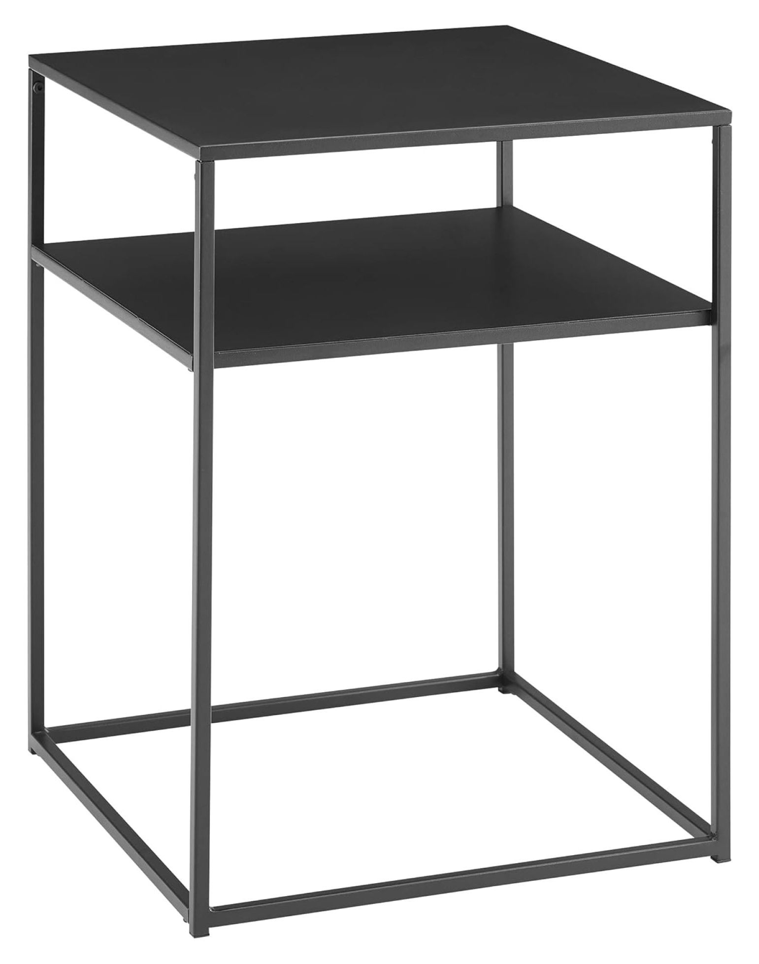 ZRQarq Braxton Metal End Table, Matte Black - Walmart.com