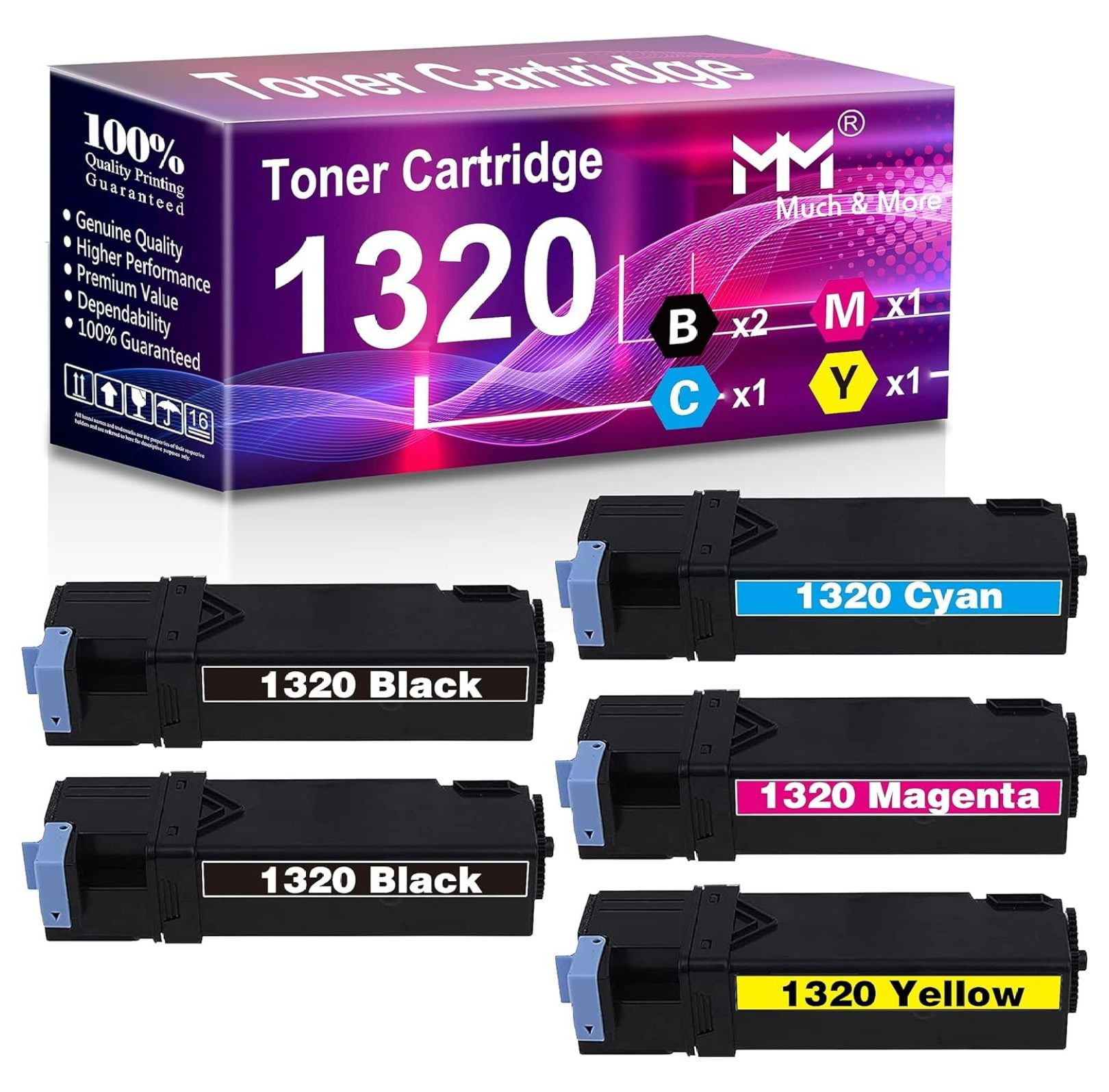 ZRQarq Compatible Toner Cartridge Replacement for 1320C 310-9058 310 ...