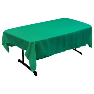 4 Pack 120 Inch Round Black Polyester Tablecloth, Stain Resistant ...