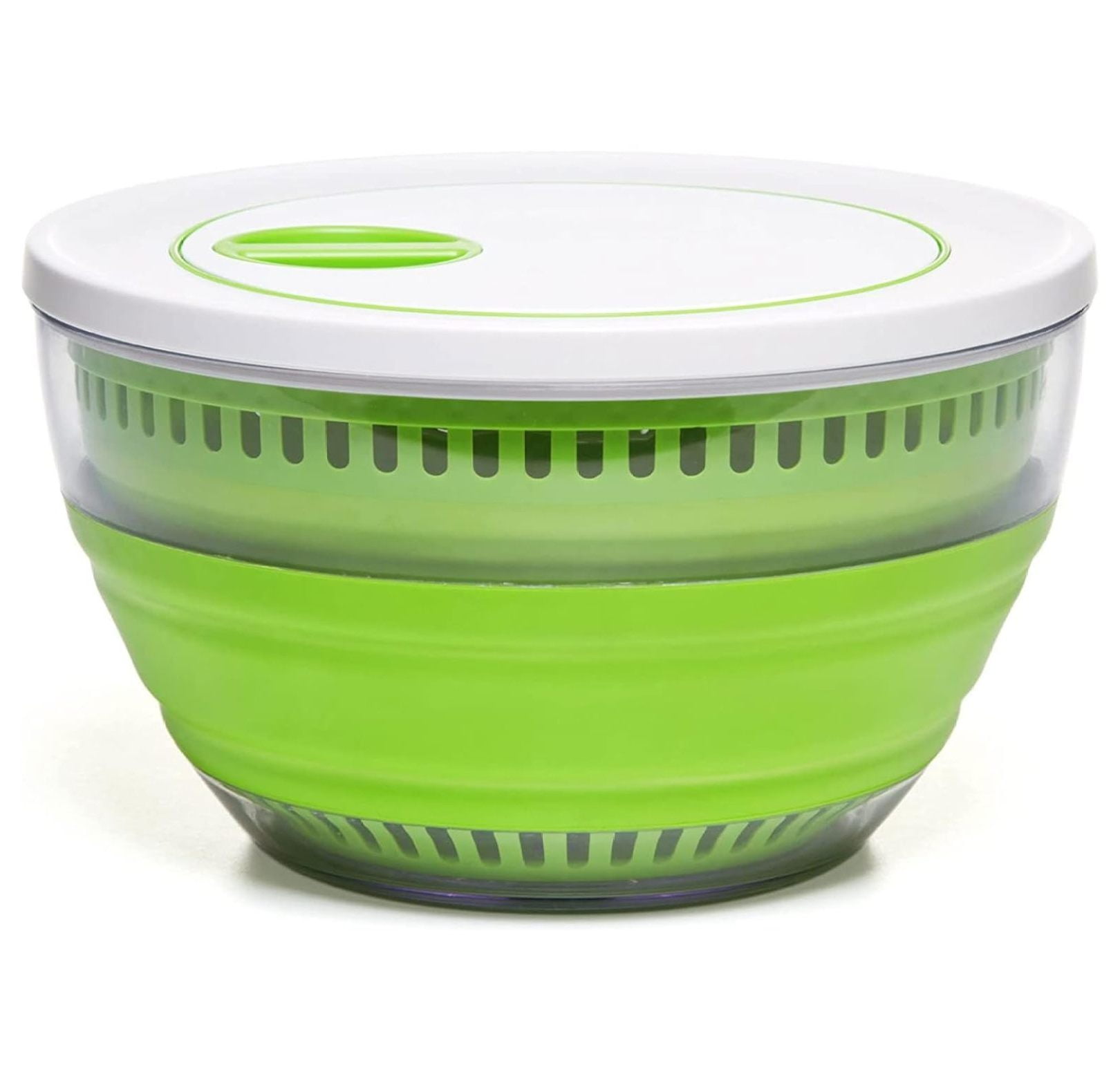 ZRQarq Prepworks 4 Quart Space Saving Folding Collapsible Salad Spinner ...