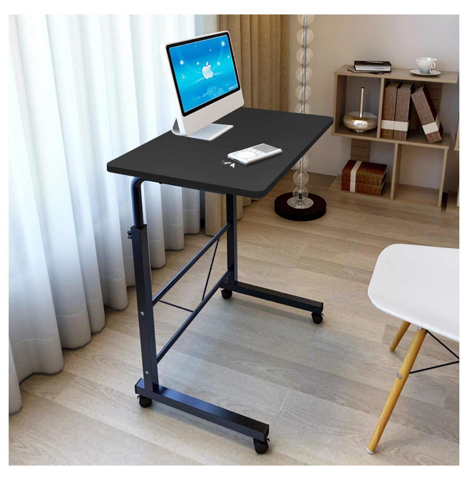 ZRQarq Rolling Sofa Side Snack Table Portable Laptop Computer Desk ...