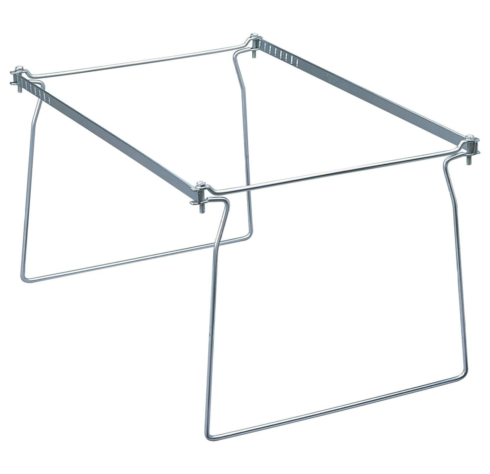 ZRQarq Steel Hanging File Folder Frame, Legal Size, Gray, Adjustable ...