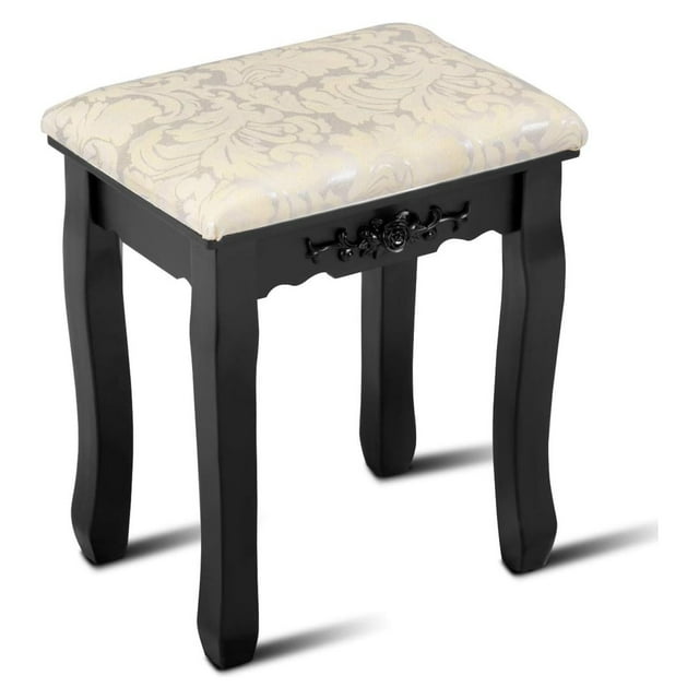 ZRQarq Vanity Stool, Makeup Bench with Solid Wood Legs, Piano Seat with ...