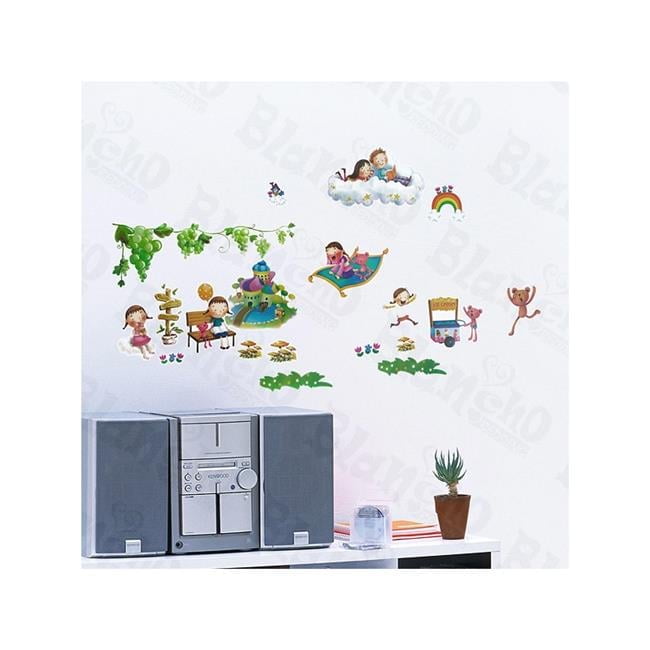 ZS-067 Forest Friends - Wall Decals Stickers Appliques Home Decor ...