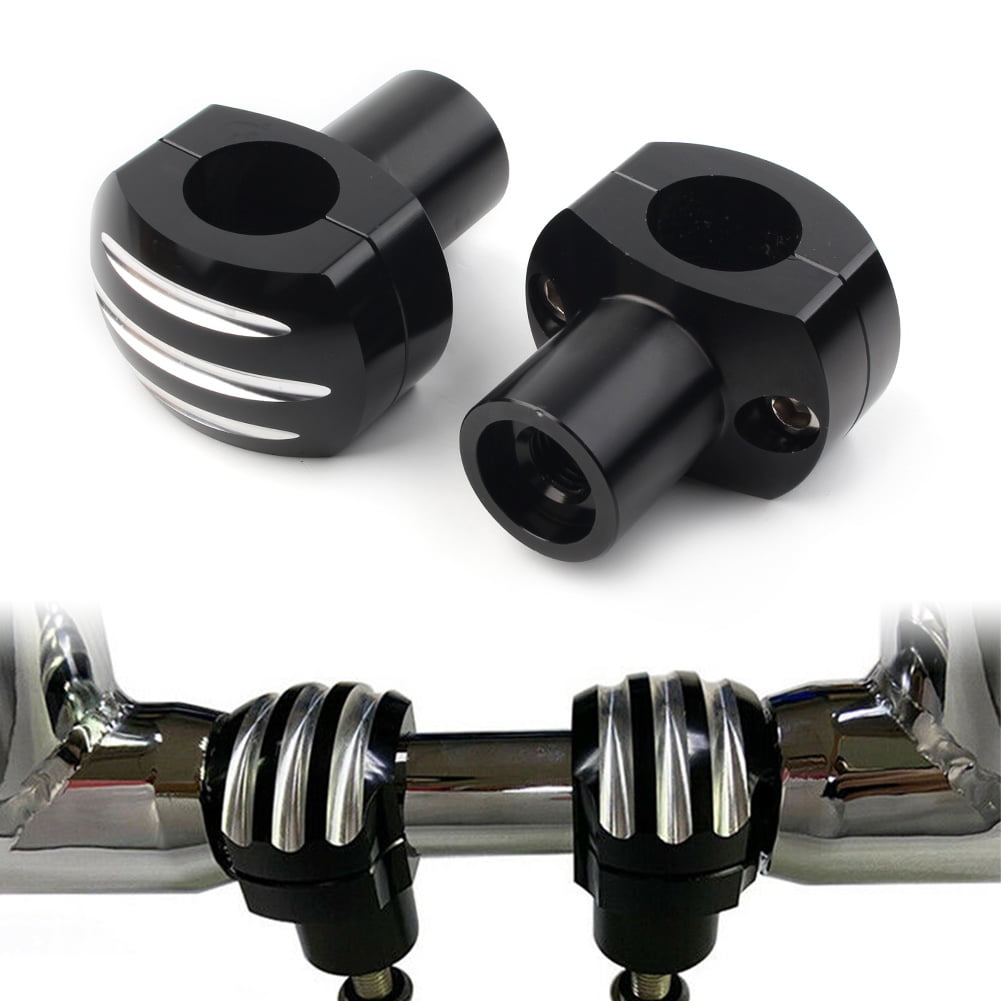 ZS 1" 25mm Handlebar Handle Bar Adapter Risers Clamp Mounts Fit Harley ...