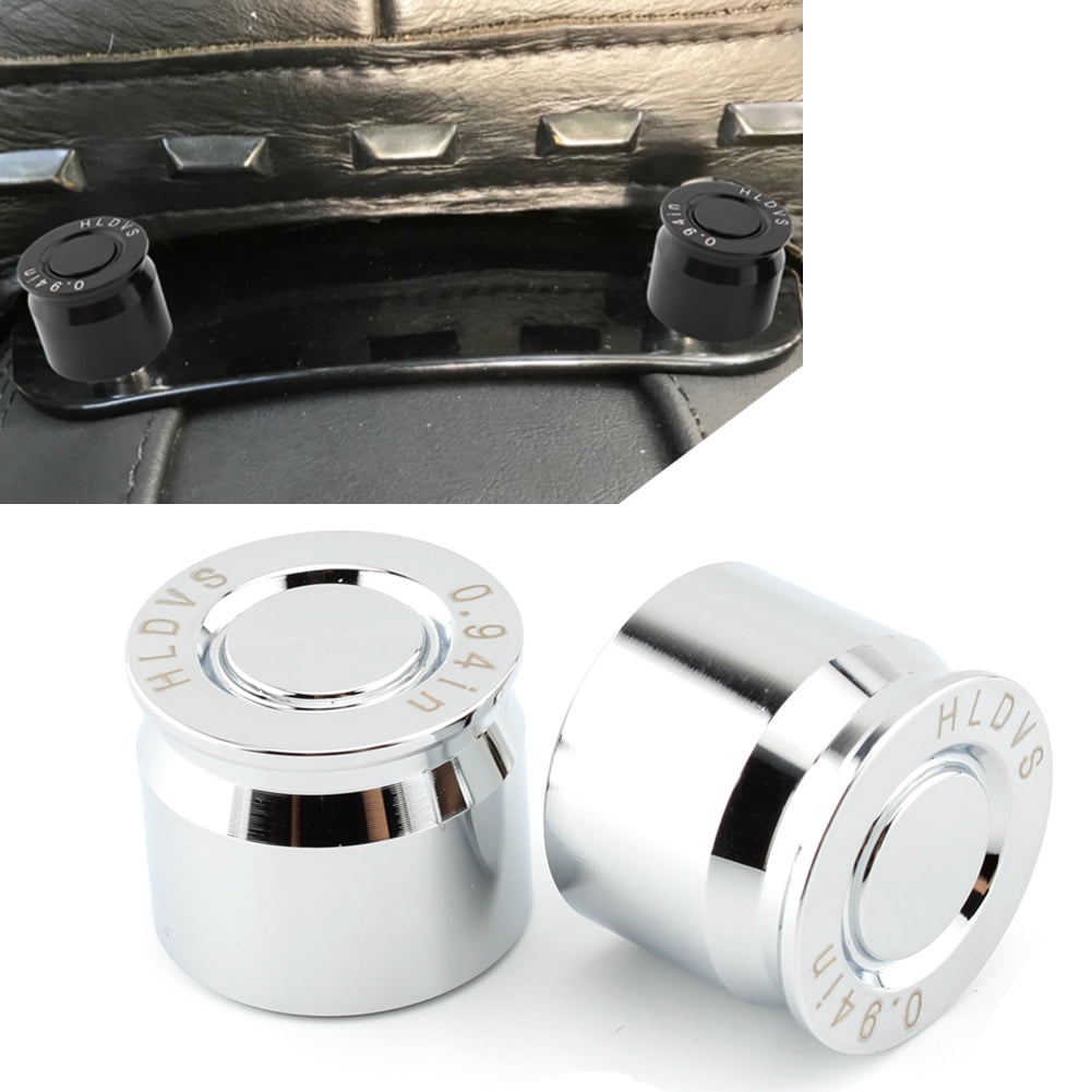 ZS 1 Pair Chrome Motorcycle Solo Mounting Nuts Bolts for Harley Road ...