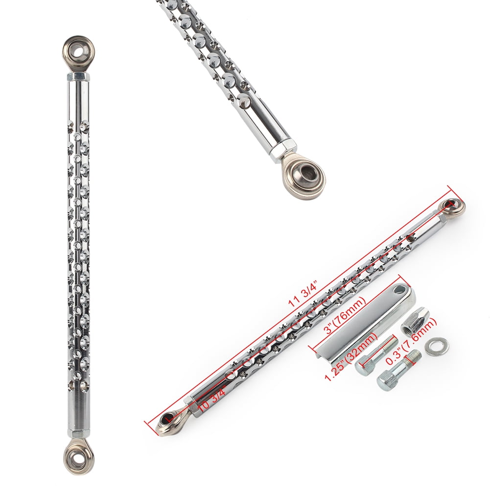 ZS 12" Chrome Shift linkage Shifter Link Fit for Harley Touring Electra ...