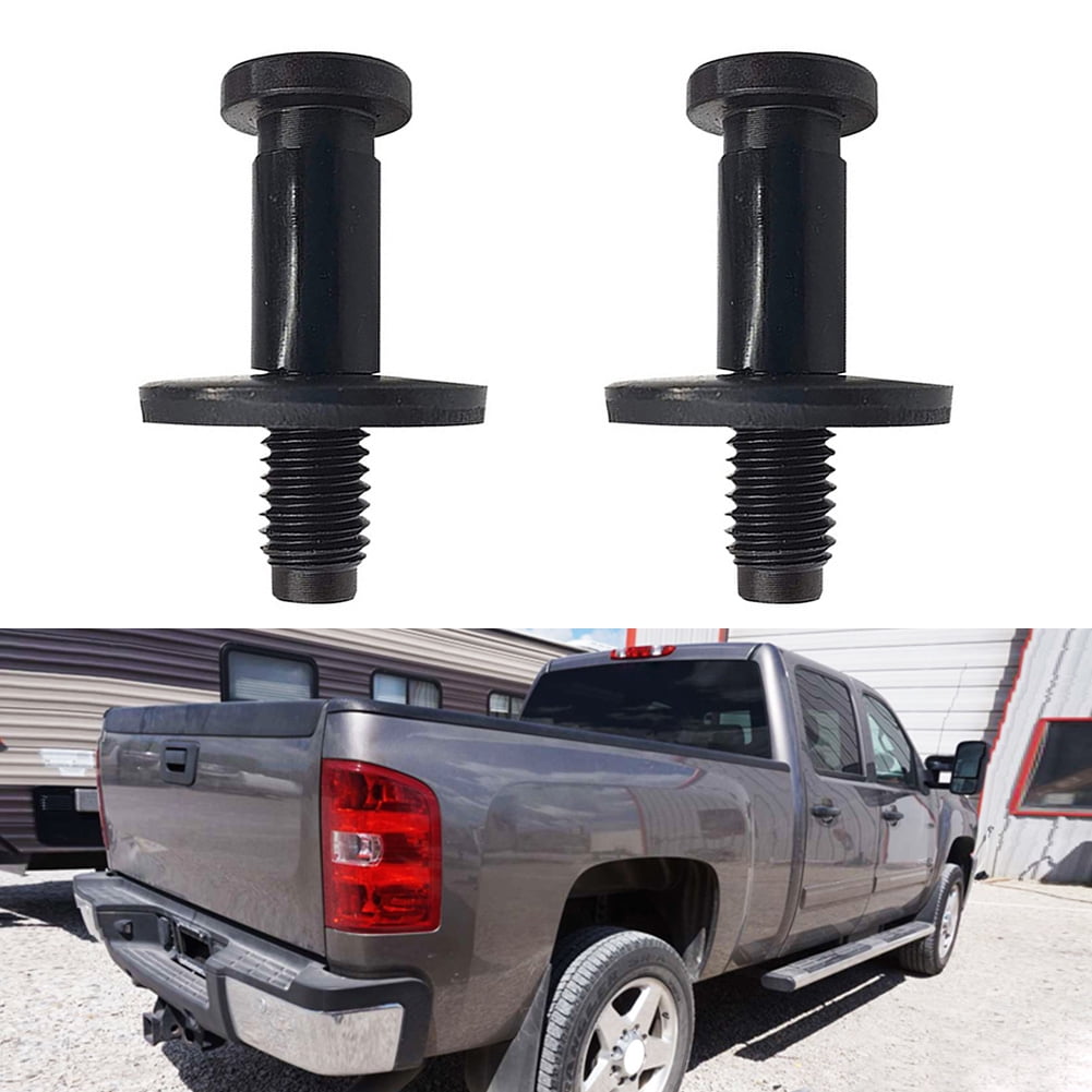 ZS 1Pair Auto Tailgate Door Latch Striker Bolt Pair Set for Chevy GMC ...