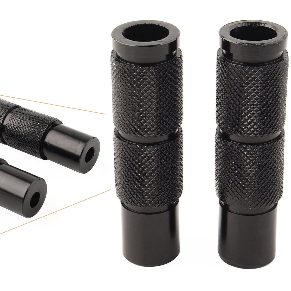 ZS 1Pair Universal Motorbike Bike Folding Foot Pegs Footpegs Rear Set ...