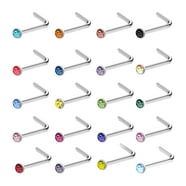 Sanrio Hello Kitty 20G Stainless Steel Nose Ring Bone Stud - Officially ...