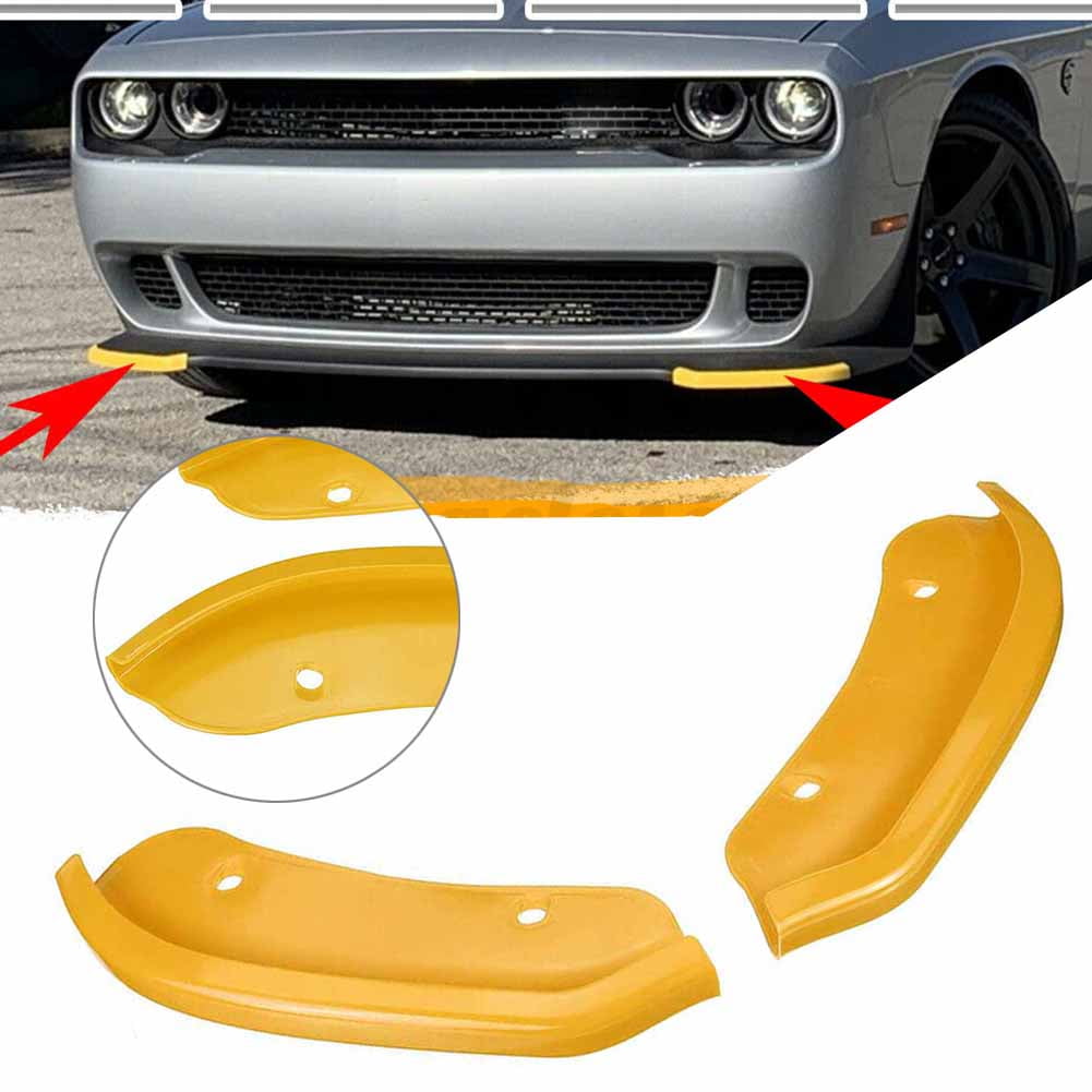 ZS 2PCS Auto Front Bumper Lip Splitter Spoiler Guard For Dodge ...