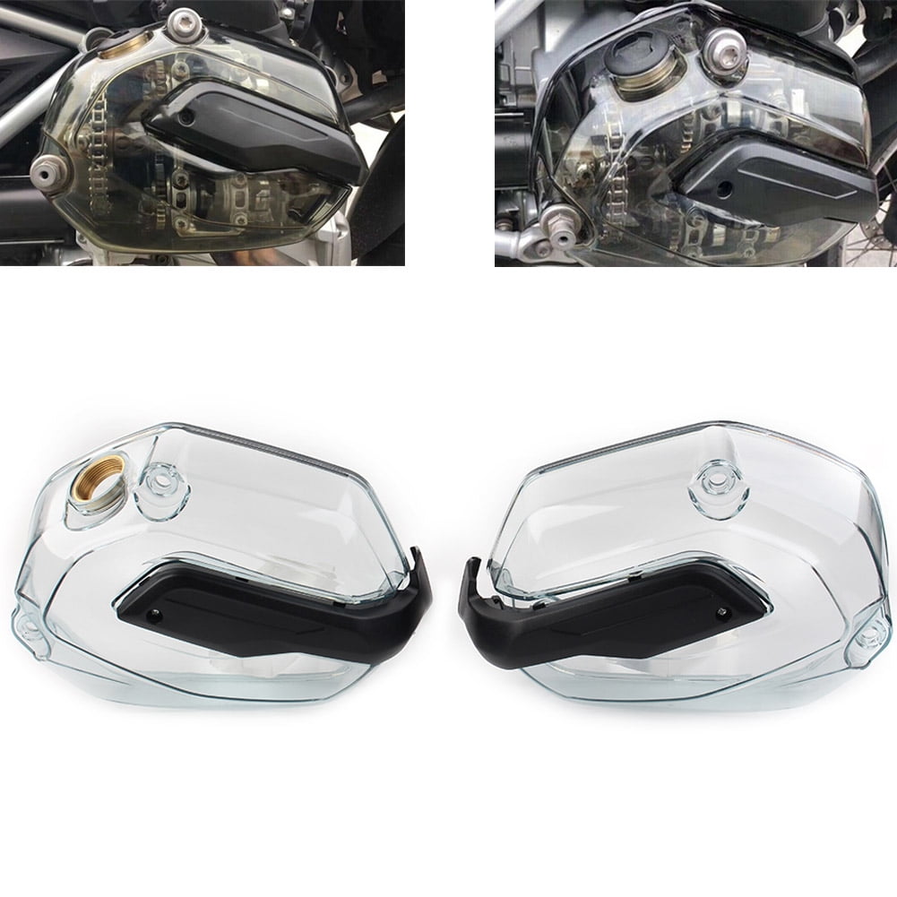 ZS 2Pcs Transparent Motorcycle Engine Cylinder Guard Protector Head ...