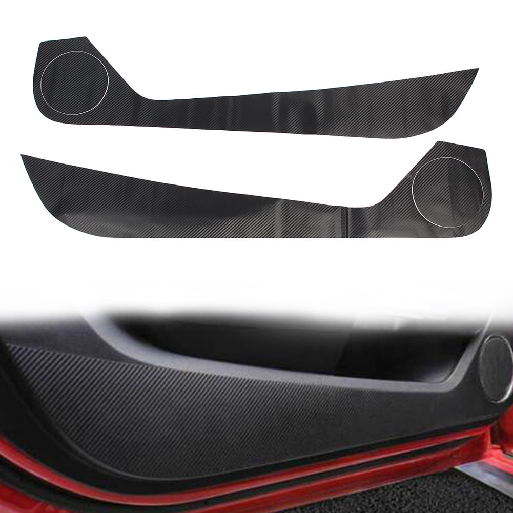 ZS 4 Pcs Car Door Anti Kick Pad Protection Cover Trims For Ford Mustang ...