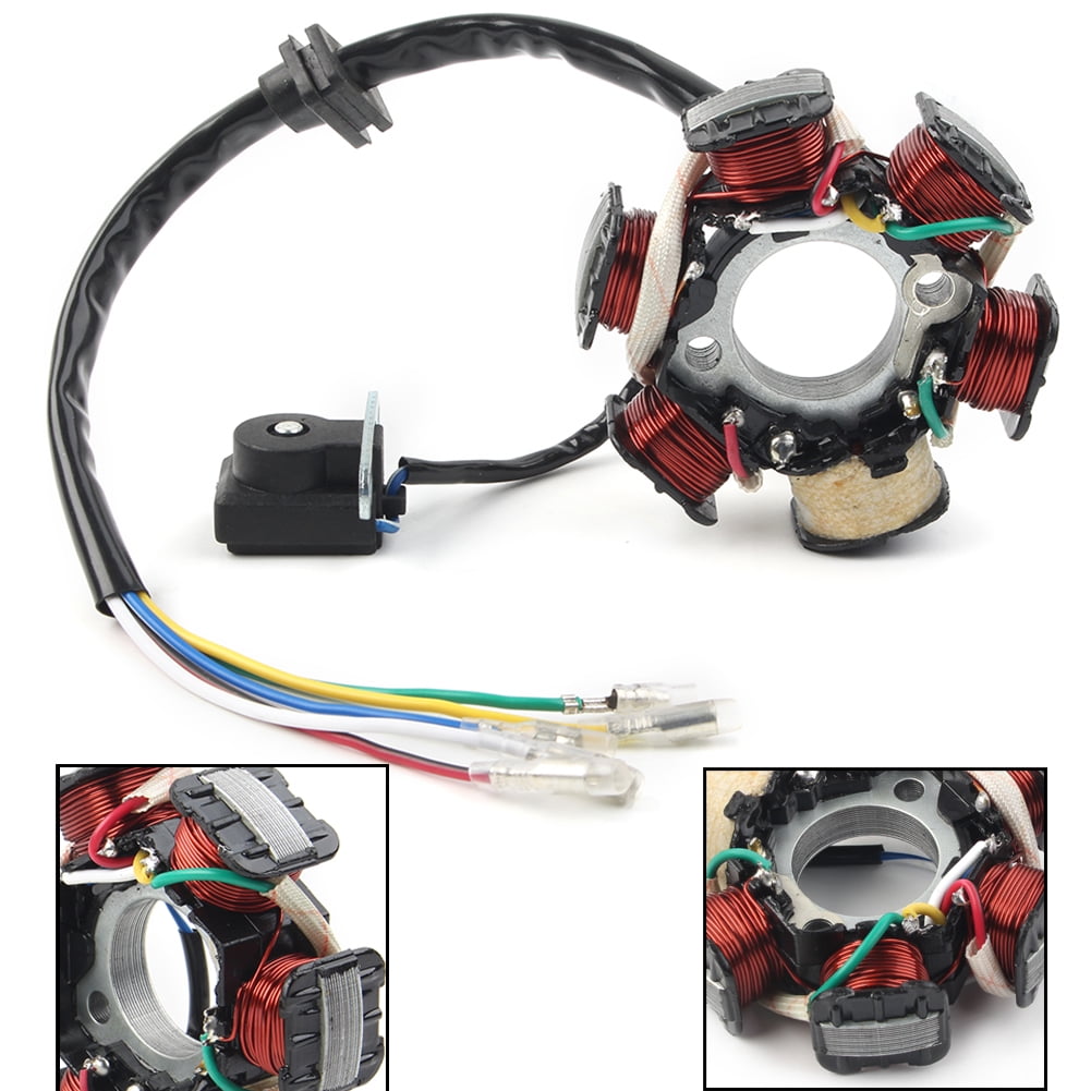 ZS 6 Coil Stator Magneto for GY6 50 110 150cc 4 stroke Scooter Moped Go ...