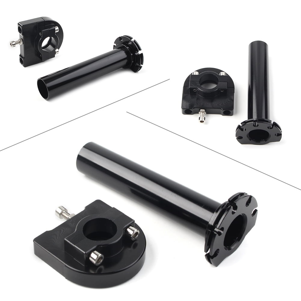 ZS 7/8" Aluminum Turn Twist Throttle Handle Bar Throttle Tube Accelerator For Motorcycle ...