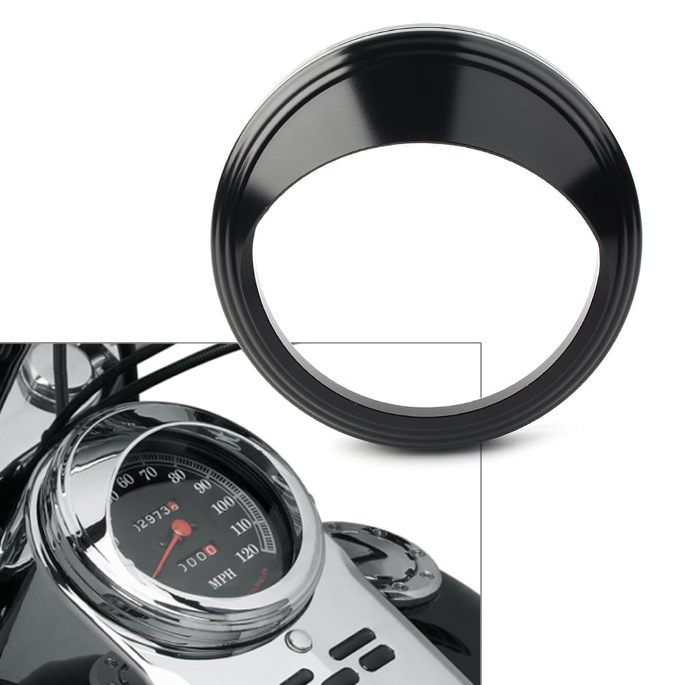ZS Aluminum Motorcycle Speedometer Trim Bezel Ring Visor Cover for ...