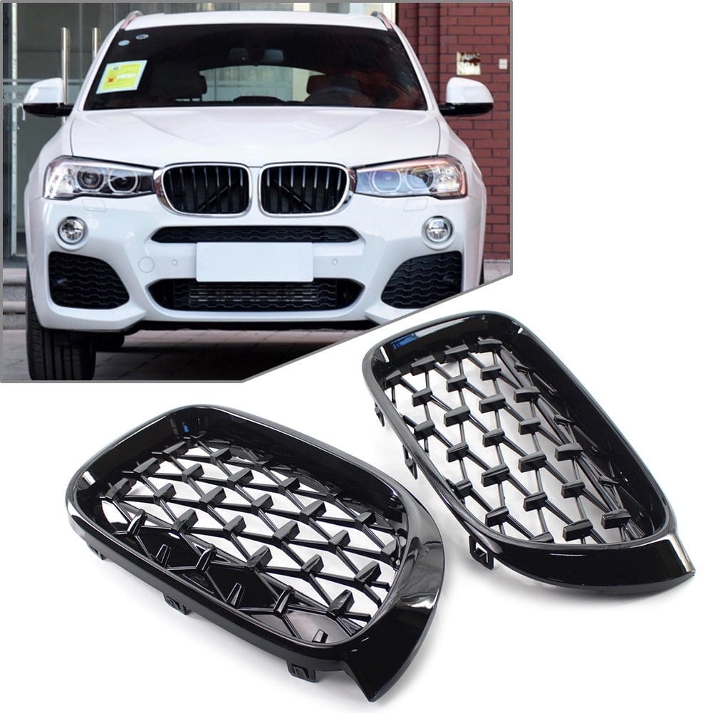ZS Car Front Bumper Kidney Grille Diamond Meteor Latest Style Grill For ...