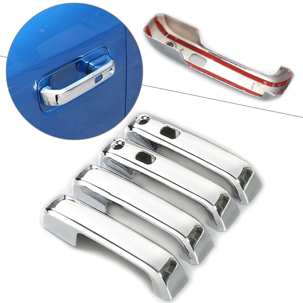 ZS Chrome Auto Door Handle Protection Covers Trim For 2015 2016 2017 ...