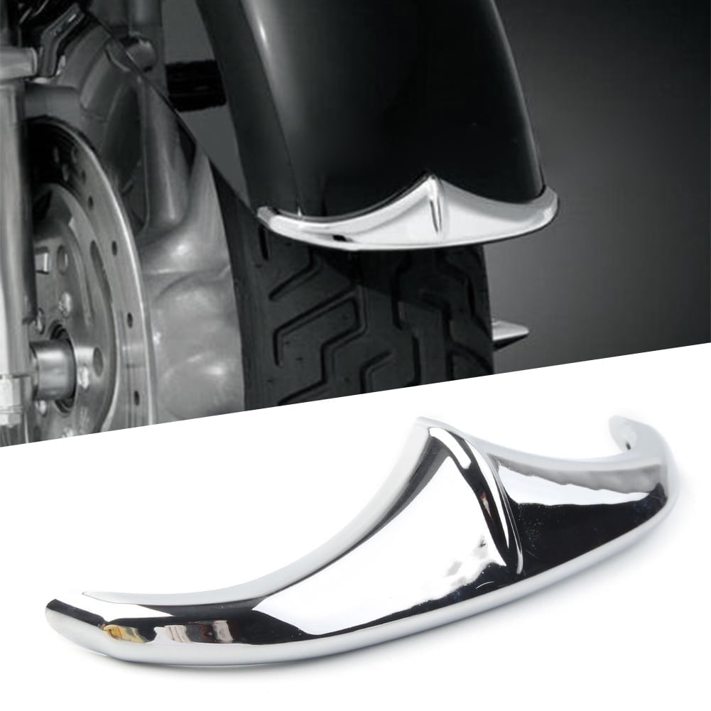 ZS Chrome Motorbike Front Fender Leading Edge Accent Trim Replacement ...
