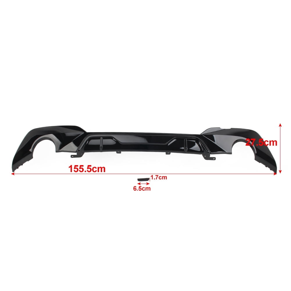 ZS Fit for BMW 3 Series G20 G21 G28 2019+ Rear Bumper Diffuser Lip ...