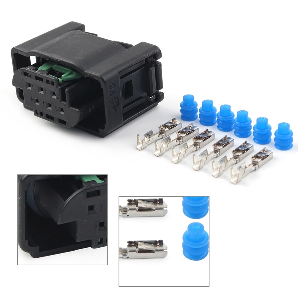 ZS For Bosch Electronic Throttle Body 1 Connector With 6 Pins and 6 ...