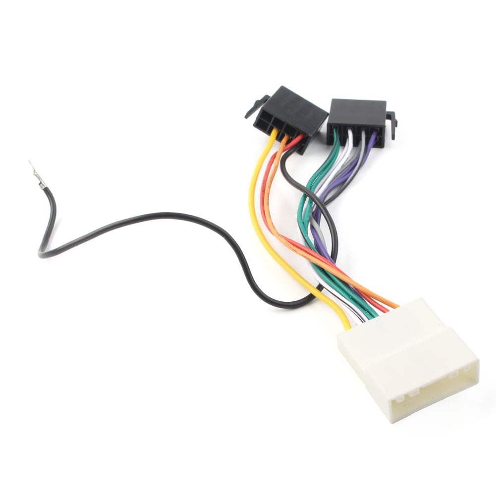 ZS For Nissan Navara D40 X-Trail T30 T31 T32 ISO wiring harness adaptor ...