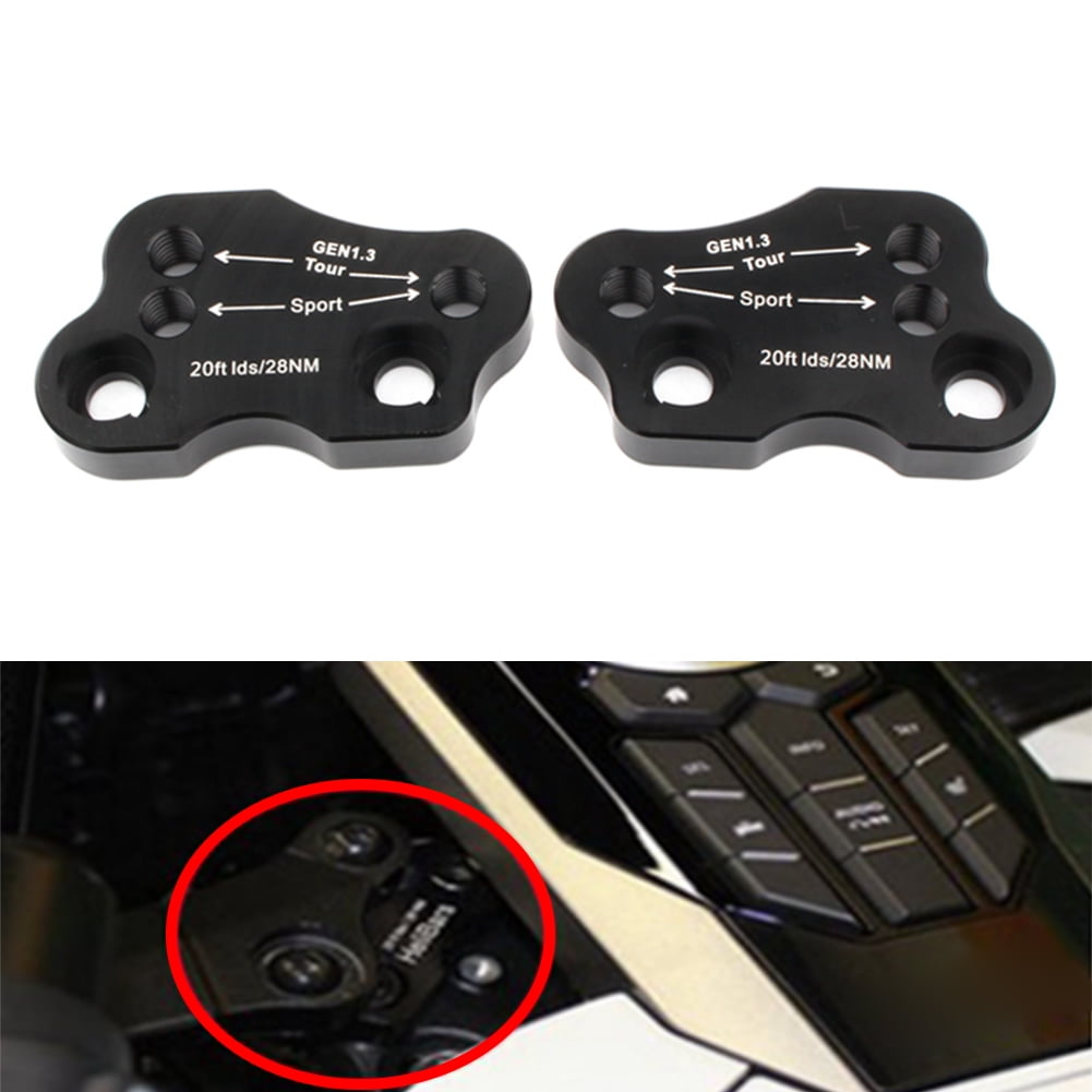 ZS Goldwing GL 1800 2018-2020 Motorbike Adjustable Handlebar Risers ...